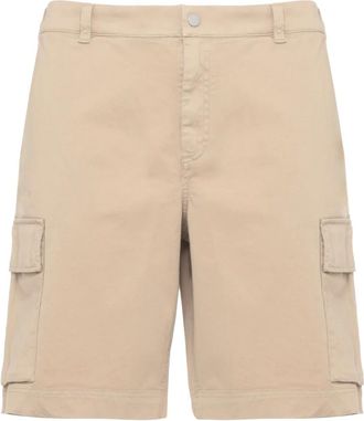 Woolrich Homme, Shorts, Beige, Taille: S Cotton Twill Cargo Short