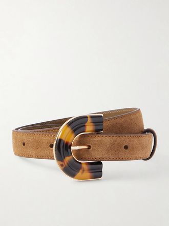 Blaz&eacute; Milano Ceinture En Daim Viva Nal - Marron
