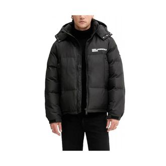 Karl Lagerfeld Homme, Vestes, Noir, Taille: XL Puffer Jacket