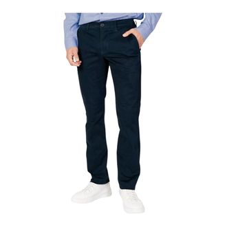 A|X Armani Exchange Blaue Baumwoll-Stretchhose Regular Fit - - Trousers - Herren - Blau - W30
