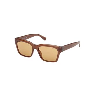 Guess Homme, Accessoires, Brun, Taille: 54 MM Lunettes de soleil carr&eacute;es
