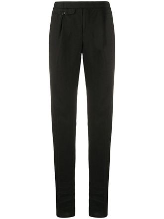 Incotex pantalon slim en lin - Noir