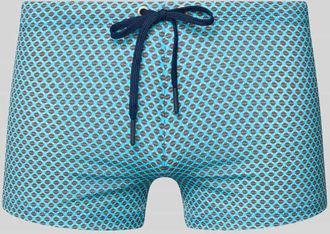 HOM Badehose im Allover-Look Modell Cappuccino