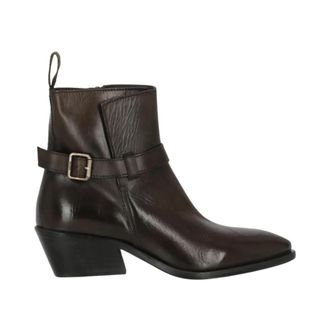 Moma Lederstiefeletten - - Shoes - Damen - Braun - 38 EU