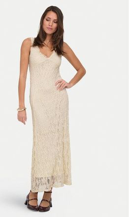 Only Abendkleid Albina 15372795 Creme Regular Fit
