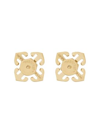 Off-white Arrow Mini Earrings - Gold