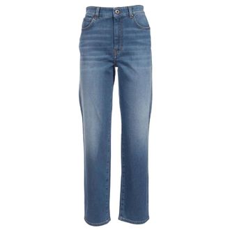 Max Mara Denim Comfort Jeans 90er Straight Leg - - Jeans - Damen - Blau - 2XS