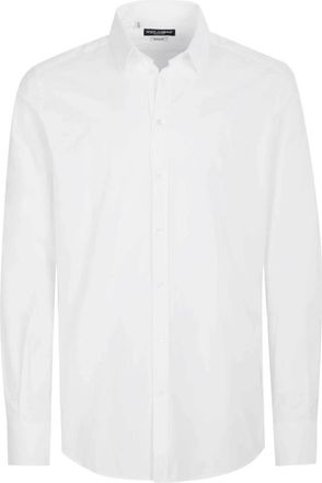 Dolce & Gabbana Langarmhemd - - Shirts - Herren - Wei&szlig; - 5XL