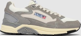 Autry Baskets Homme Hyperway Low Suebic Mesh Plumb Silver
