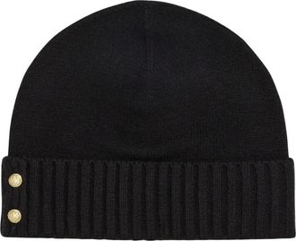 Ralph Lauren Crest Strickm&uuml;tze - - Accessories - Damen - Schwarzk - ONE SIZE