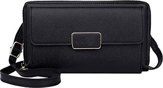 Generic Fashion Ladies Small Square Bag Messenger Bag Mobile Phone Bag Fashion Wallets For Men Fashion, Noir, Taille unique