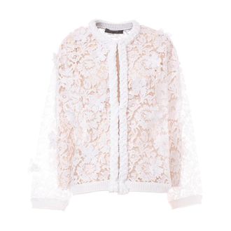 Valentino Garavani Stilvolles TOP - - Knitwear - Damen - Wei&szlig; - XL