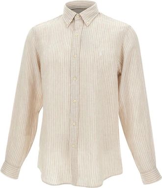 Polo Ralph Lauren Homme, Chemises, Beige, Taille: XL Casual Chemises