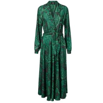 Etro Midi-Wickelkleid - - Dresses - Damen - Gr&uuml;n - S