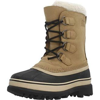 Sorel Bottes dHiver pour Femmes, CARIBOU WP, Marron (Buff), Taille : 40