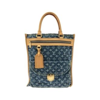 Louis Vuitton Pre-owned Monogram Denim Handbag - - Pre-owned - Damen - Blau - ONE SIZE