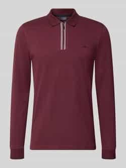Christian Berg Slim Fit Poloshirt mit Rei&szlig;verschluss