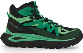 Salomon Low-Top Sneaker - Odyssey Elmt Mid Gore-Tex - Gr. 8 - in Grün - für Damen