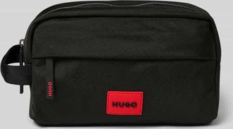 HUGO BOSS Kulturbeutel mit Label Patch Modell ETHON 3.0