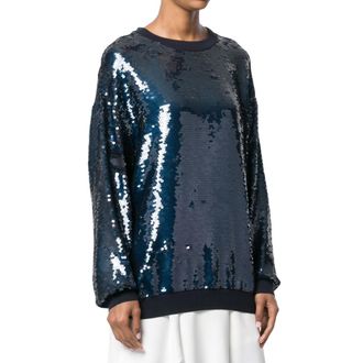 Stella McCartney Blue Sequin Jumper Size XS