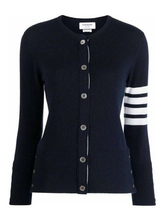 Thom Browne Cardigan - Bleu Foncé