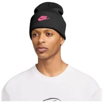 Nike BONNET U NK PEAK BEANIE TC FUT F24 L - BLACK/PINKSICLE - Unique