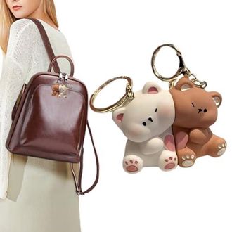 Generic Lot de 2 porte-cl&eacute;s magn&eacute;tiques pour couples dours, cadeau de Saint-Valentin, cadeau de Saint-Valentin, cadeau pour lui, porte-cl&eacute;s mignon, porte-cl&eacute;s