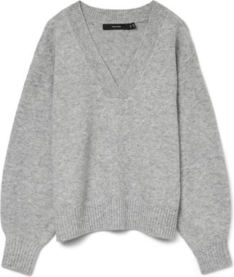 Vero Moda Vmboom Ls V-Neck Pullover Noos