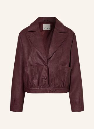 Ichi Blouson Ihkanira In Lederoptik rot