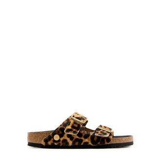 Birkenstock Sandales Arizona imprim&eacute; animal en cuir