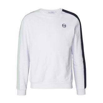 Sergio Tacchini Homme, Sweatshirts et sweats &agrave; capuche, Blanc, Taille: L Sweat Bande Logo
