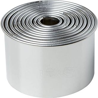 RBV BIRKMANN Birkmann, Ausstechformen-Set Kreis, Edelstahl, 10-teilig, Ø 1,5-7 cm, Höhe 4,5 cm