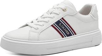 s.Oliver Baskets Basses pour Femme 5-23609-43, Blanc, 39 EU