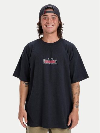 Quiksilver T-Shirt Mercury Double Up EQYZT08167 Schwarz Regular Fit