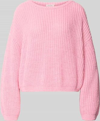 American Vintage Oversized Strickpullover aus Leinen-Mix