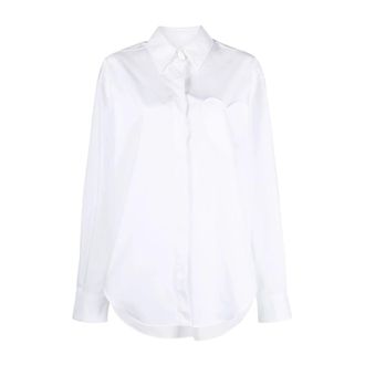 Moschino Camicia Jeans - - Blouses & Shirts - Damen - Wei&szlig; - L