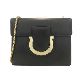 Ferragamo Pre-owned Calf Shoulder Bag - - Pre-owned - Damen - Schwarzk - ONE SIZE