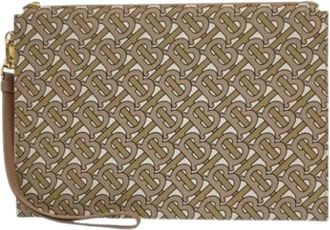 Burberry unisex, Pre-owned, Beige, Taille: ONE Size Sac clutch Pre-owned