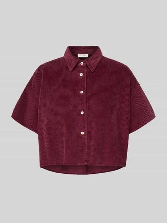 American Vintage Cropped Hemdbluse mit Knopfleiste Modell PADOW