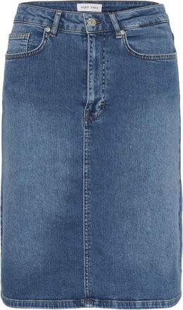 Part Two Femme, Jupes, Bleu, Taille: 36 FR Jupe Petrina &eacute;vas&eacute;e