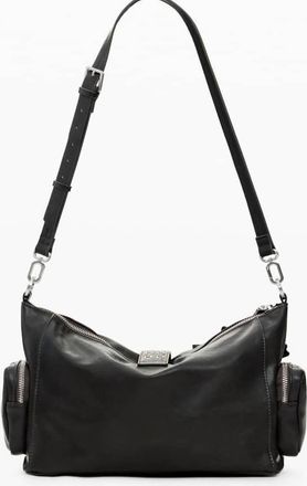 Desigual Sac de taille moyenne avec appliqu&eacute;s fleurs - Marron