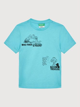 Benetton United Colors Of Benetton T-Shirt 3096C1059 Blau Regular Fit