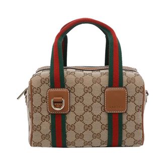 Gucci Mini GG Canvas Handtasche - - Bags - Damen - Beige - ONE SIZE