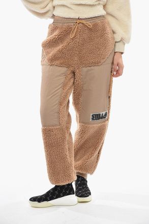 Stella McCartney Fleecehose KARA mit Gummizug in der Taille und Oversized-Tasche Stella McCartney
