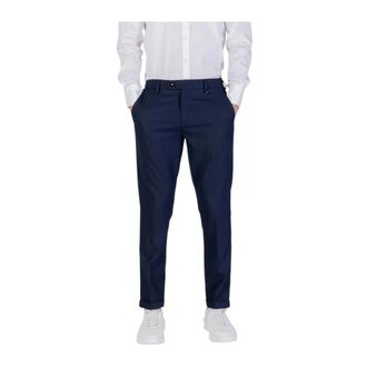 Antony Morato Homme, Pantalons, Bleu, Taille: 2XL Pantalon Tailleur avec Fermeture &Eacute;clair et Bouton
