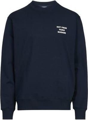 Dr&ocirc;le de Monsieur Sweatshirt Slogan en coton molleton