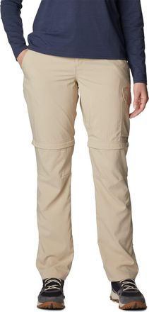 Columbia Damen Silver Ridge Utility Convertible Pant Wanderhose Zip Off, Ancient Fossil, 10/R EU