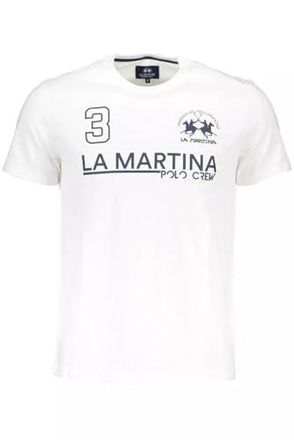 La Martina T-SHIRT MANICHE CORTE UOMO BIANCO