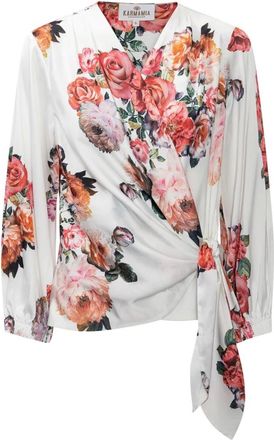Karmamia Femme, Blouses et Chemises, Multicolore, Taille: 44 FR Elena Blouse