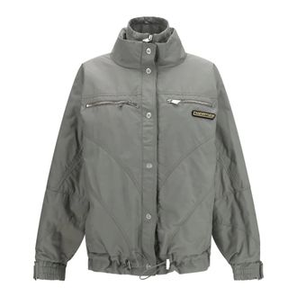 The Attico Bomber &agrave; col haut avec zips - Femme - Vestes - Gris - Taille: 38 FR